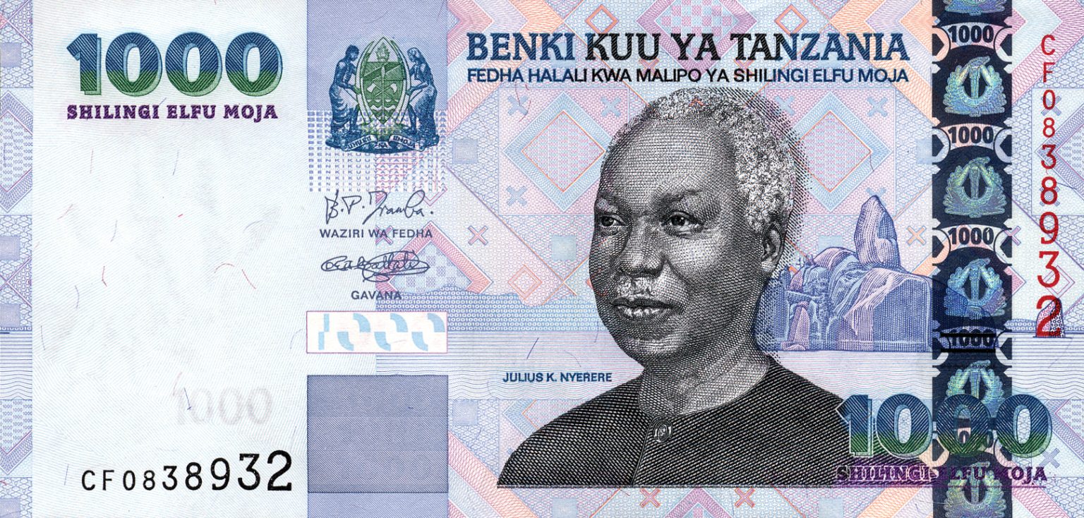 Tanzania Revised 1 000 shilling Note B135b Confirmed BanknoteNews