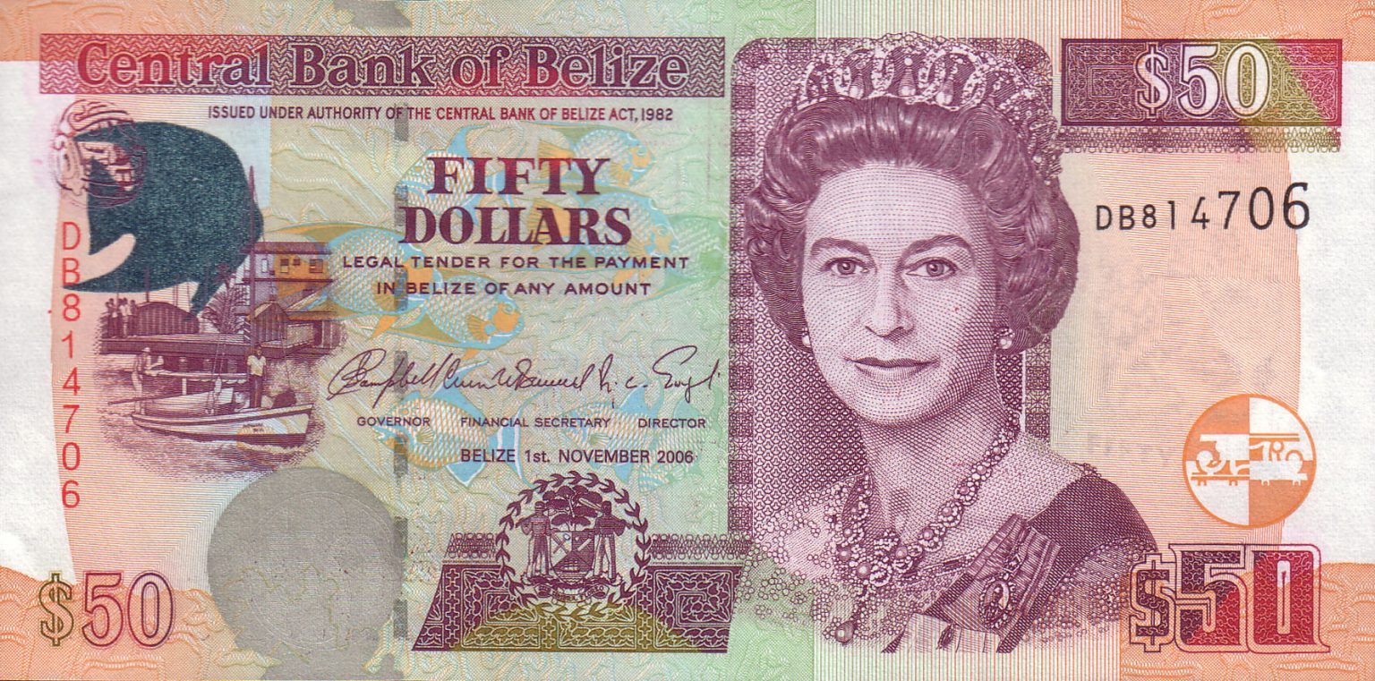 Belize new sig/date (2006) 50-dollar note (B328b) confirmed – BanknoteNews