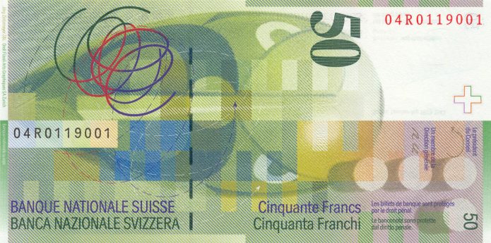 Switzerland new sig/date (2004) 50-franc note (B351d) confirmed ...
