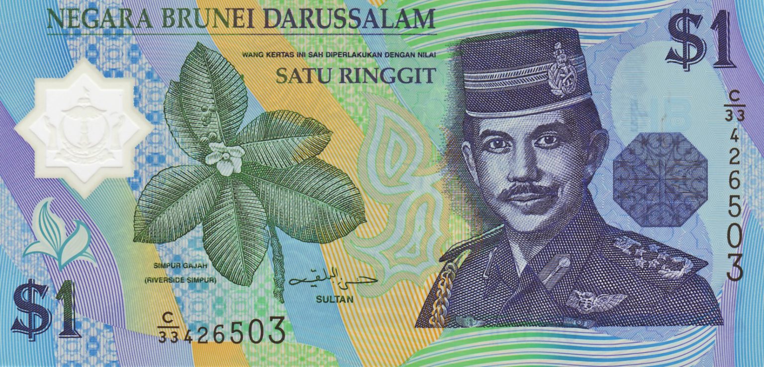 Brunei new date (2007) 1-dollar note (B122b) confirmed – BanknoteNews