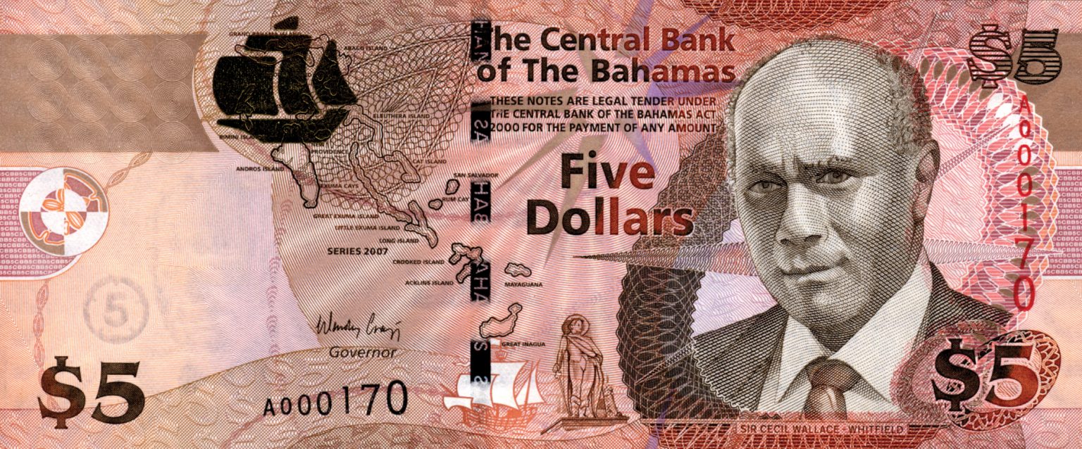 Bahamas new CRISP 5-dollar note (B338a) confirmed – BanknoteNews