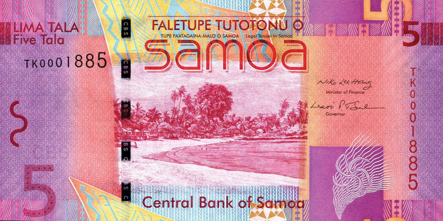 Samoa new notes (B113a – B118a) confirmed – BanknoteNews