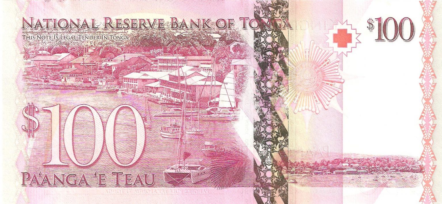 Tonga new 100-pa’anga note (B218a) confirmed – BanknoteNews