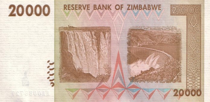 Zimbabwe new 10,000- and 20,000-dollar notes (B163a and B164a ...
