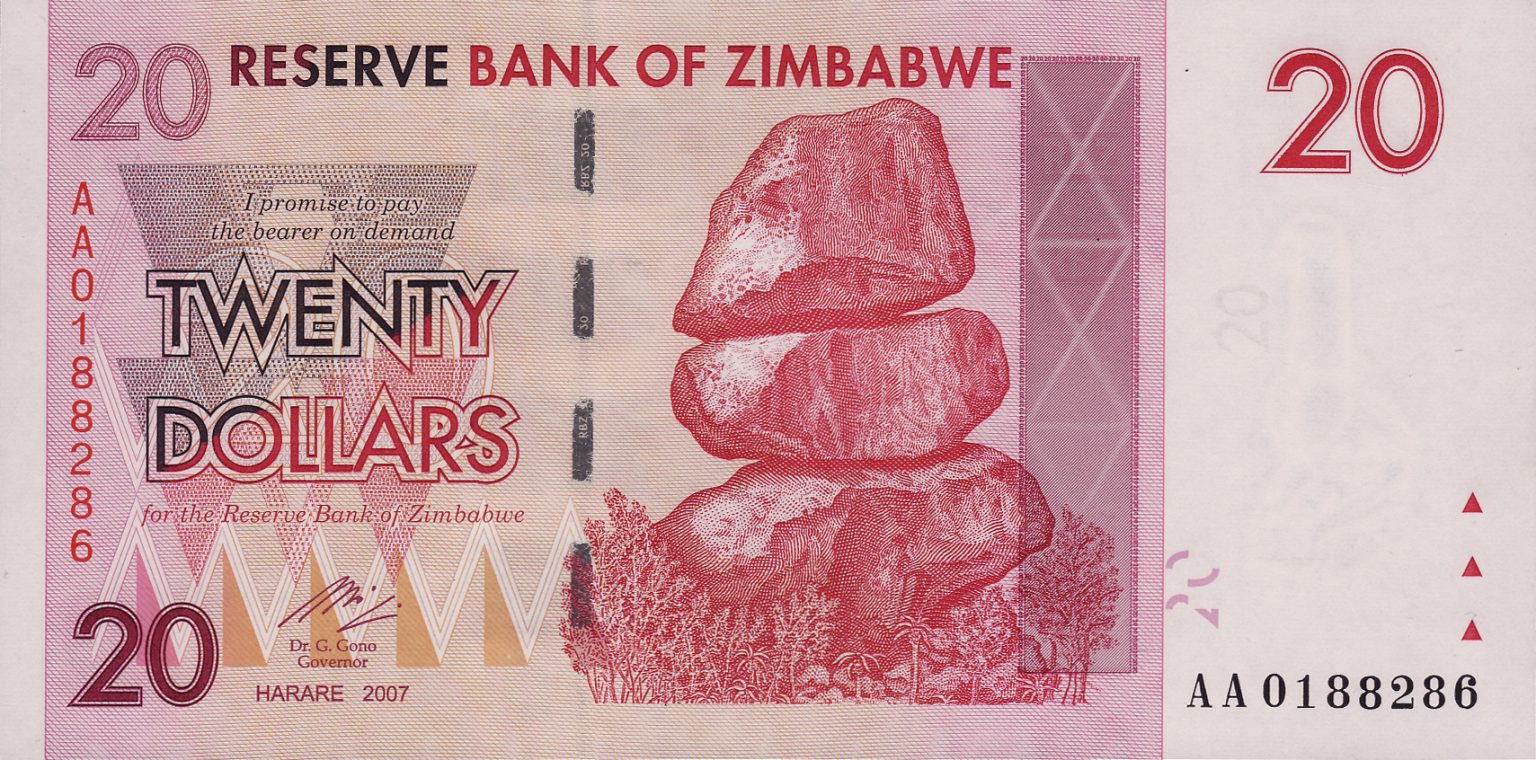 Zimbabwe new note family (B156a – B162a) confirmed – BanknoteNews