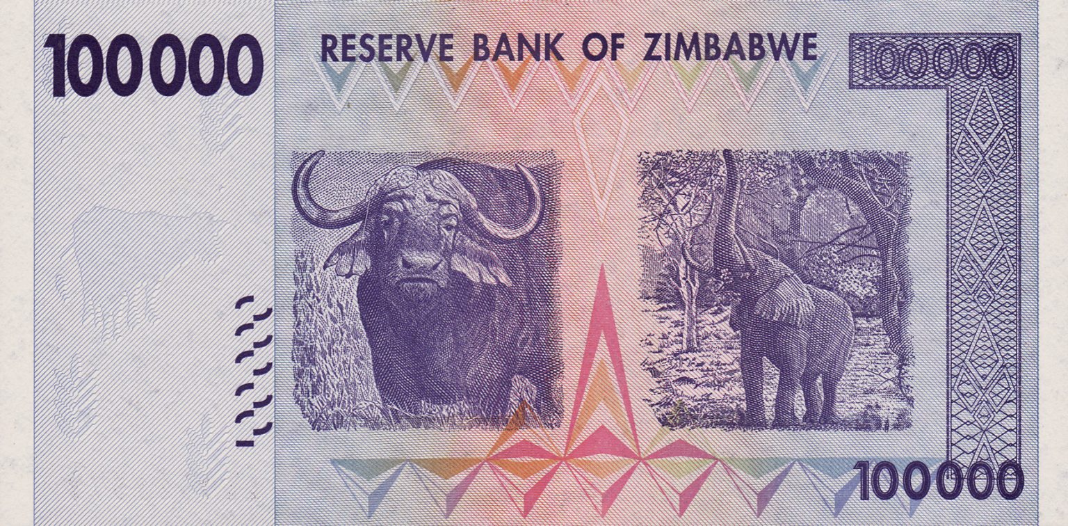 Zimbabwe new 100,000-, 500,000-, and 1,000,000-dollar notes (B166a ...