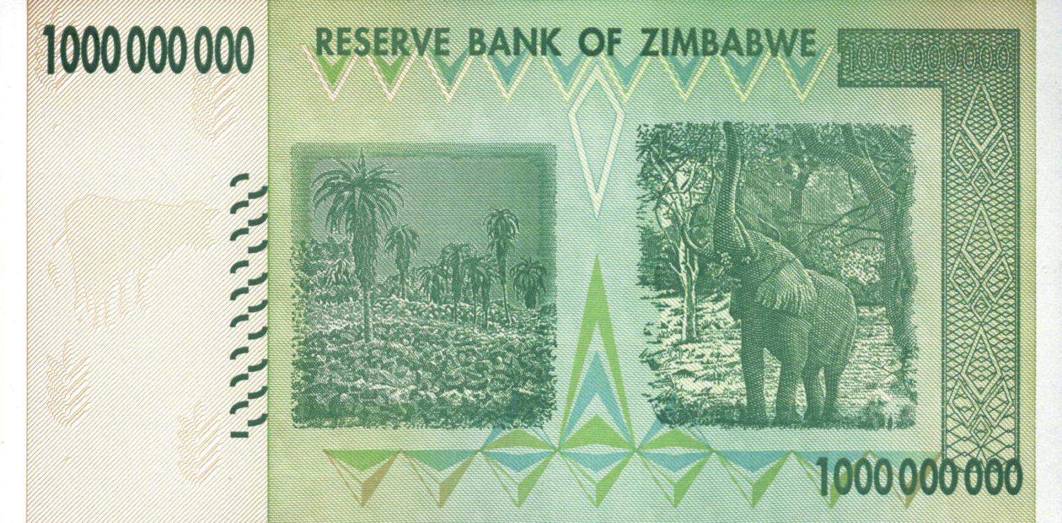 Zimbabwe new 1-, 5-, and 10-billion dollar notes (B174a – B176a ...
