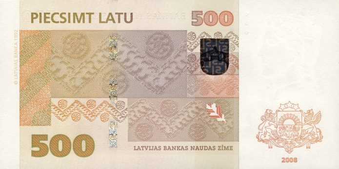 Latvia new 500-lat note (B236a) confirmed – BanknoteNews