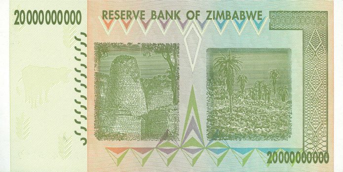Zimbabwe new 20- and 50-billion dollar notes (B177a and B178a ...