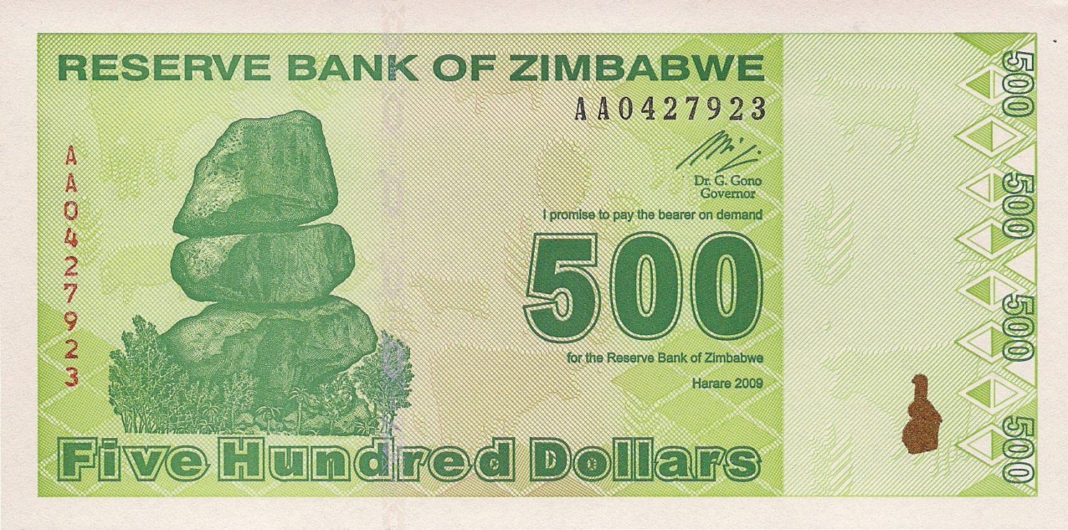 Zimbabwe new revalued notes (B183a – B189a) confirmed – BanknoteNews