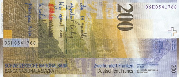 Switzerland new date (2006) 200-franc note (B353c) confirmed – BanknoteNews