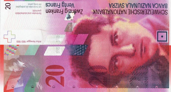 Switzerland new sig/date (2005) 20-franc note (B350f) confirmed ...