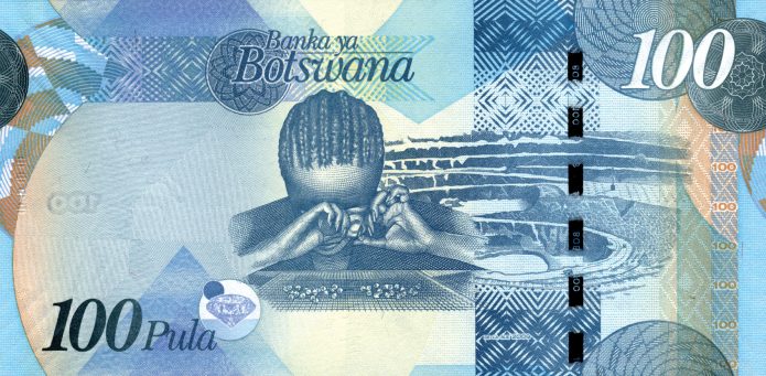 Botswana new 100-pula note (B127a) defective – BanknoteNews