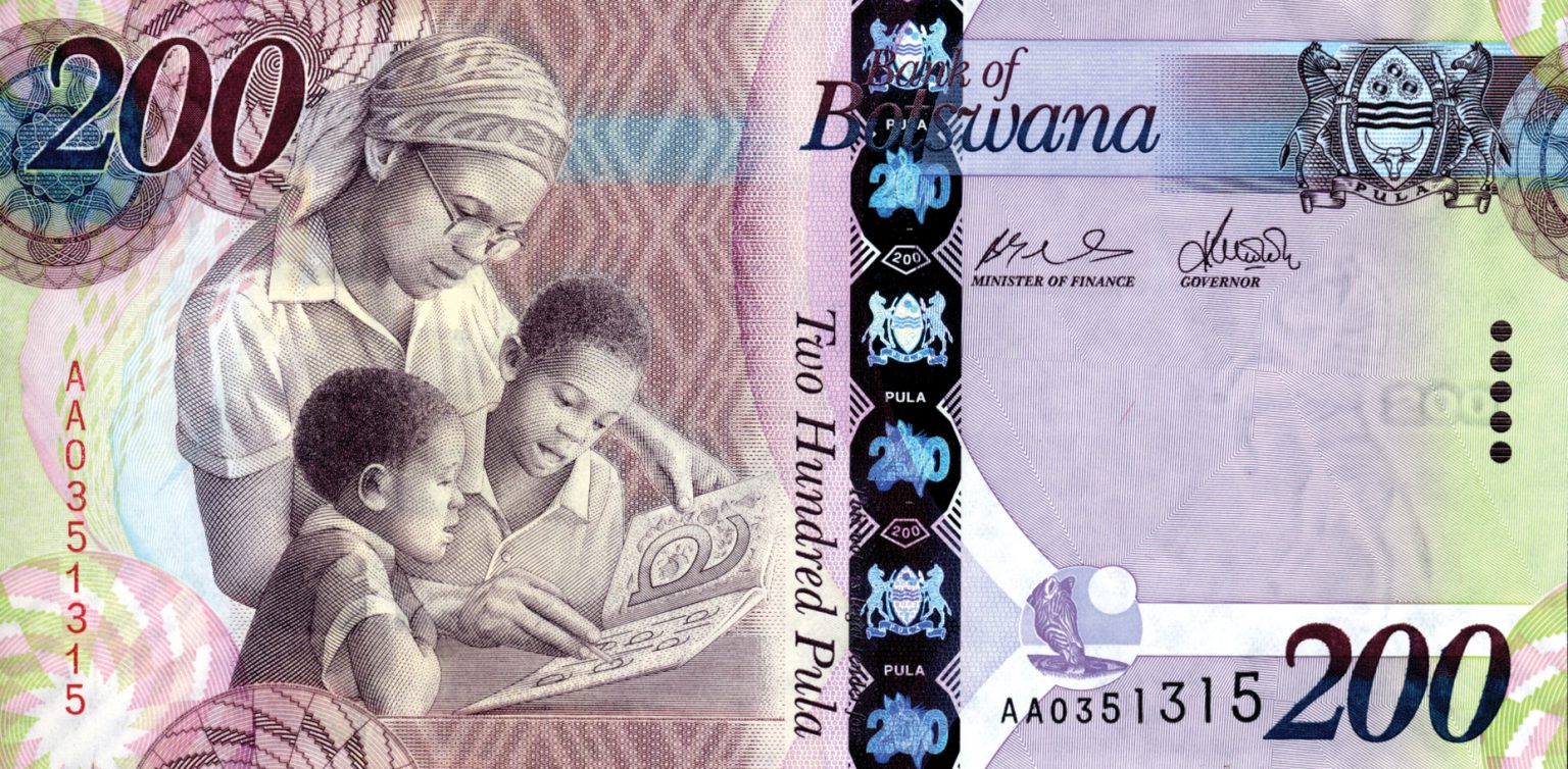 Botswana new note family (B124a – B128a) confirmed – BanknoteNews
