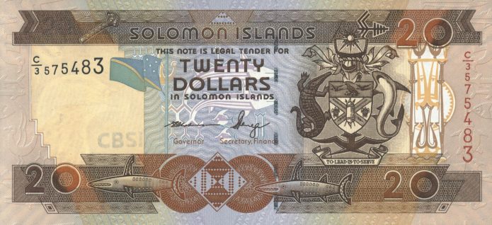 Solomon Islands new signature 20-dollar note (B218b) confirmed ...