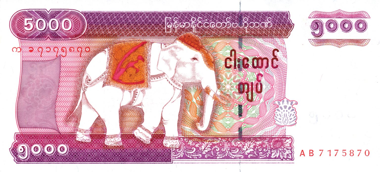 Myanmar new 5,000-kyat note (B115a) confirmed – BanknoteNews