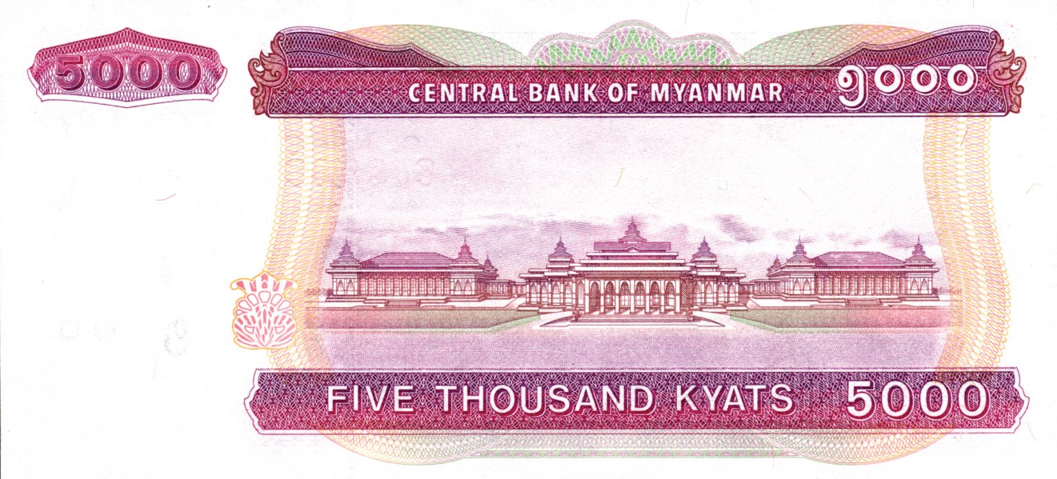 Myanmar new 5,000-kyat note (B115a) confirmed – BanknoteNews