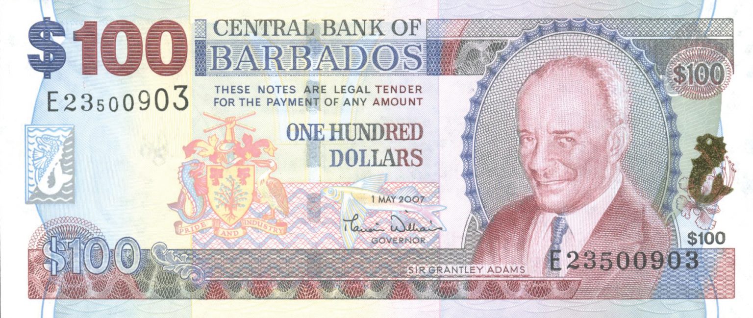 Barbados new 100-dollar note (B230a) confirmed – BanknoteNews