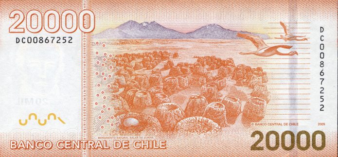 Chile new 20,000-peso note (B300a) confirmed – BanknoteNews