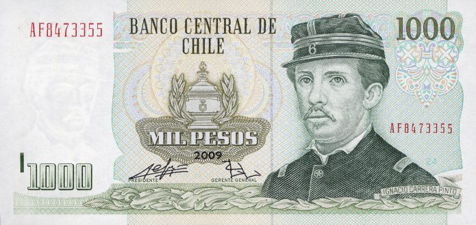Chile new date (2009) 1,000-peso note (B290ff) confirmed – BanknoteNews