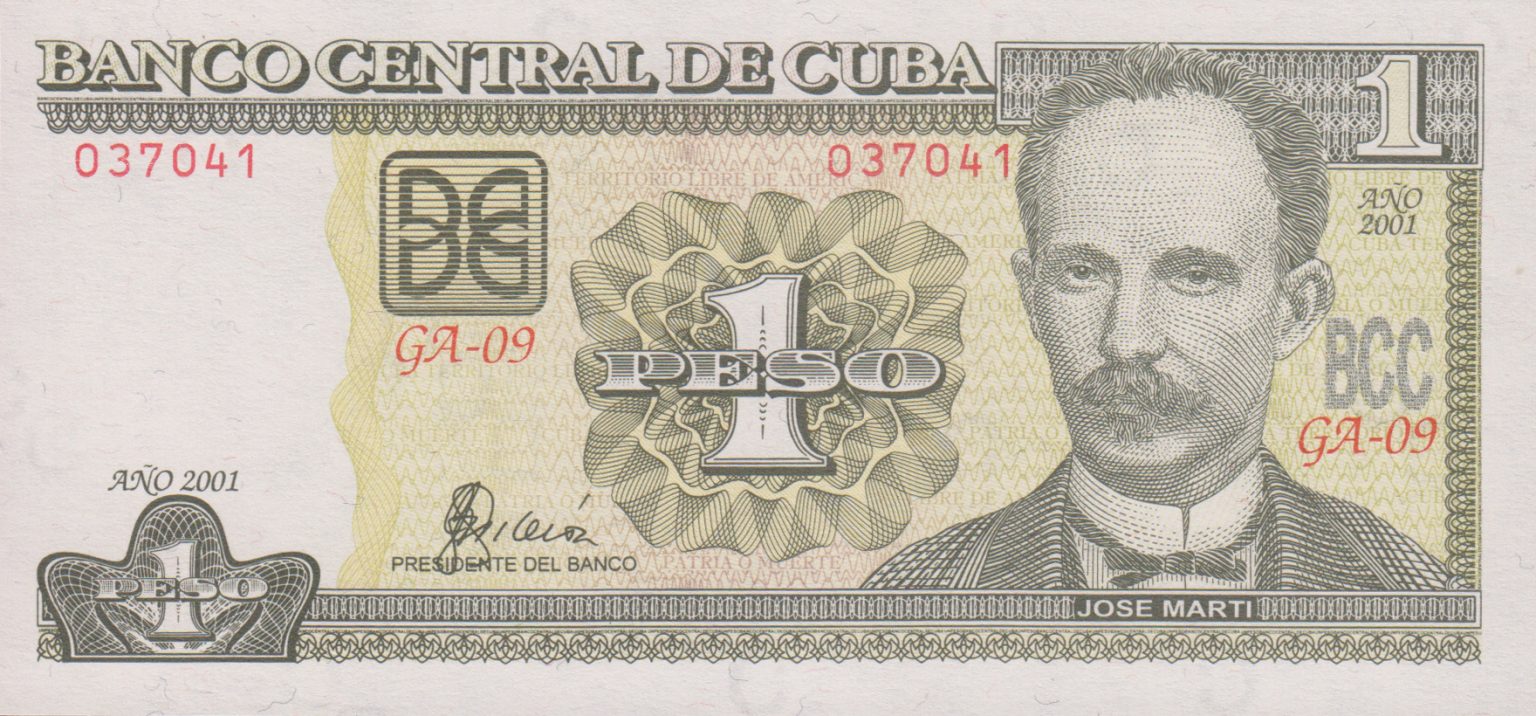 Cuba date 1-peso note (B901a) confirmed – BanknoteNews