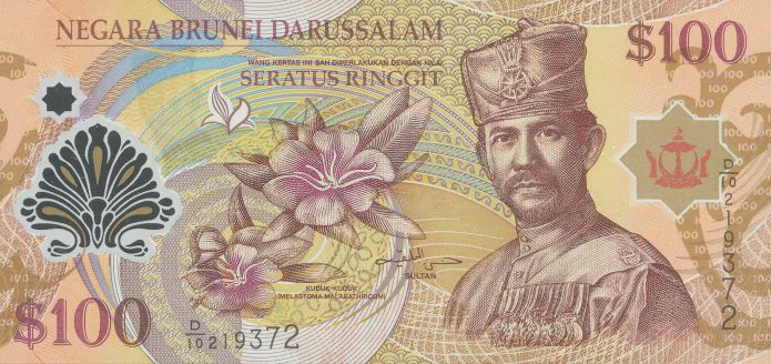 Brunei new date (2008) 100-dollar note (B202b) confirmed – BanknoteNews