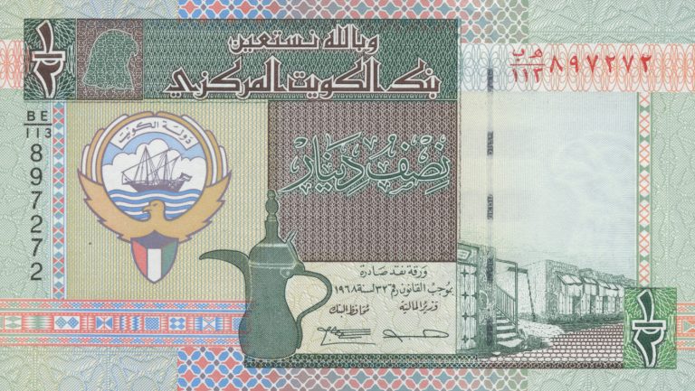 Kuwait new signature ½-dinar note (B224f) confirmed – BanknoteNews