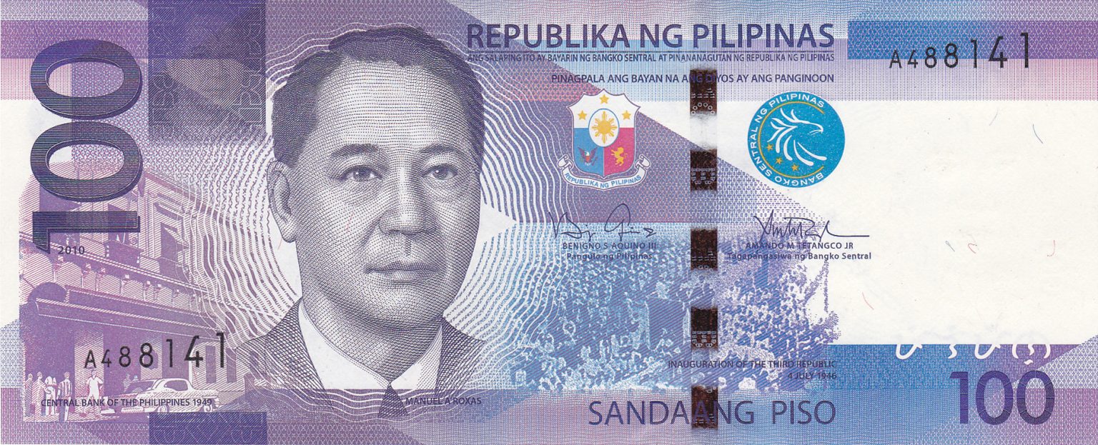 Philippines senator assails similar colors of 100- and 1,000-peso notes ...