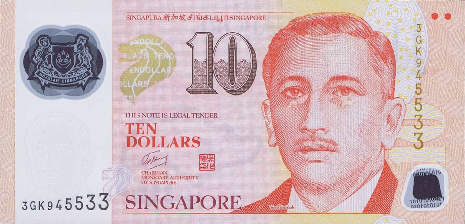 Singapore new symboled (two triangles) 10-dollar note (B210e) confirmed ...
