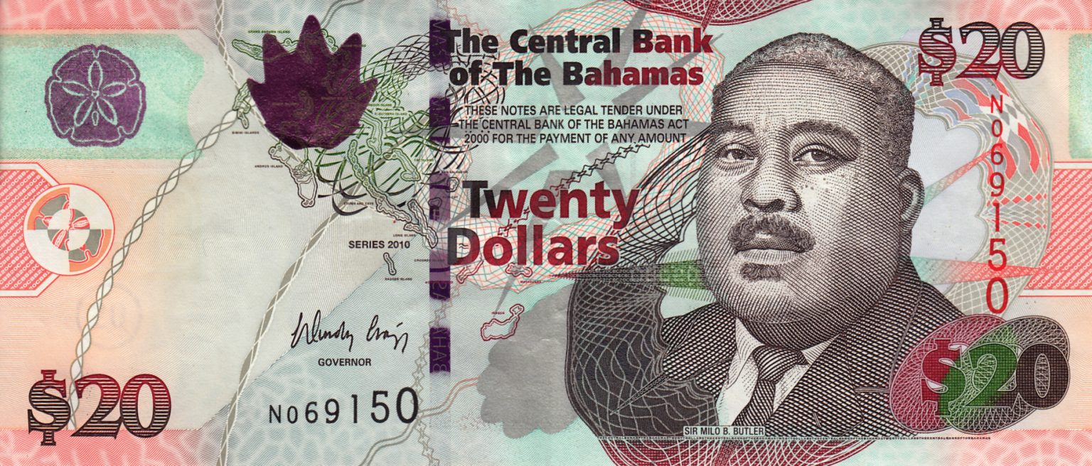 Bahamas new 20-dollar note (B346a) confirmed – BanknoteNews