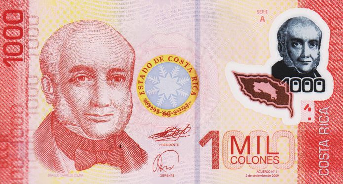 Costa Rica new 1,000-colon note (B557a) confirmed – BanknoteNews