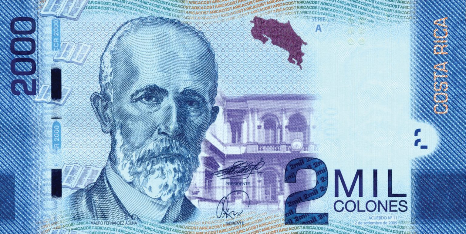 Costa Rica new 2,000-colon note (B559a) confirmed – BanknoteNews