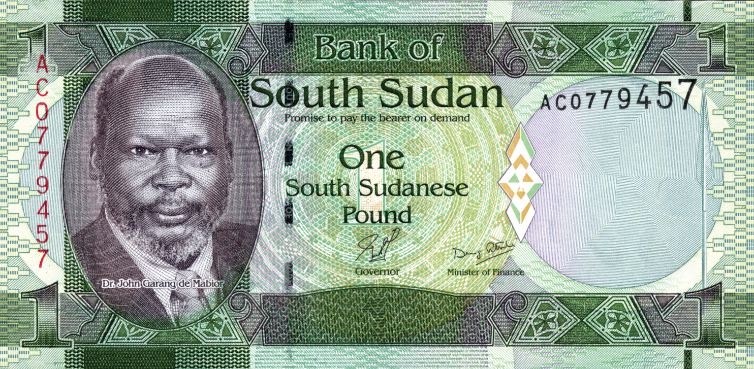South Sudan new pound notes (B105 – B110) introduced on 18.07.2011 ...