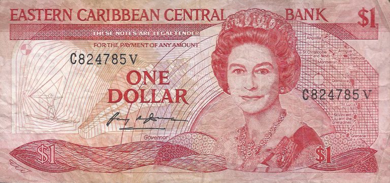 East Caribbean States new variety 1-dollar note (B205v1) confirmed ...