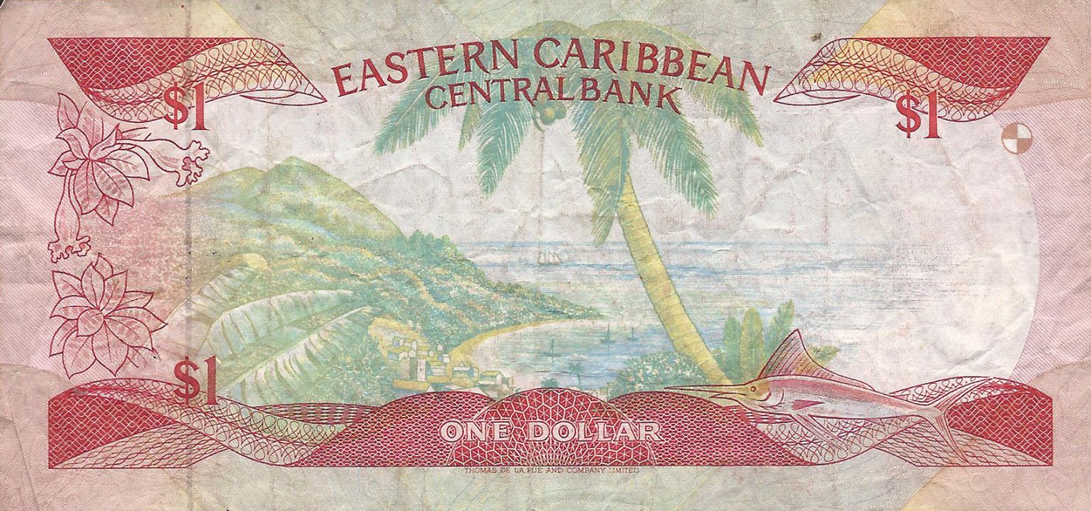 East Caribbean States new variety 1-dollar note (B205v1) confirmed ...