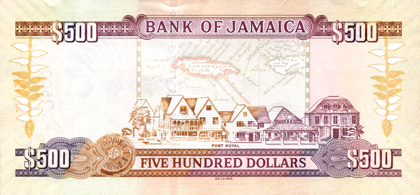 Jamaica new date (15.02.2009) 500-dollar note (B240e) confirmed ...