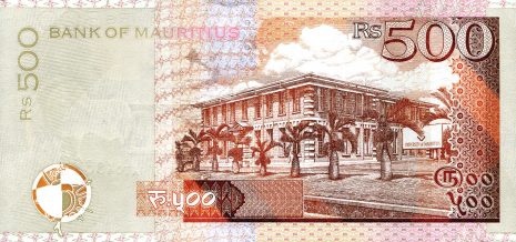 Mauritius new 200-, 500-, and 1,000-rupee notes (B427a, B428a, B429a ...