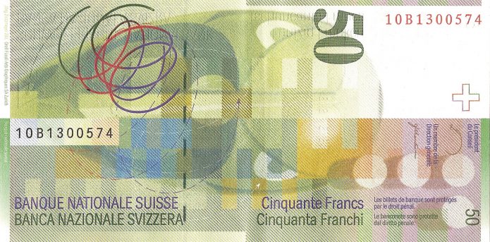 Switzerland new sig/date (2010) 50-franc note (B351f) confirmed ...