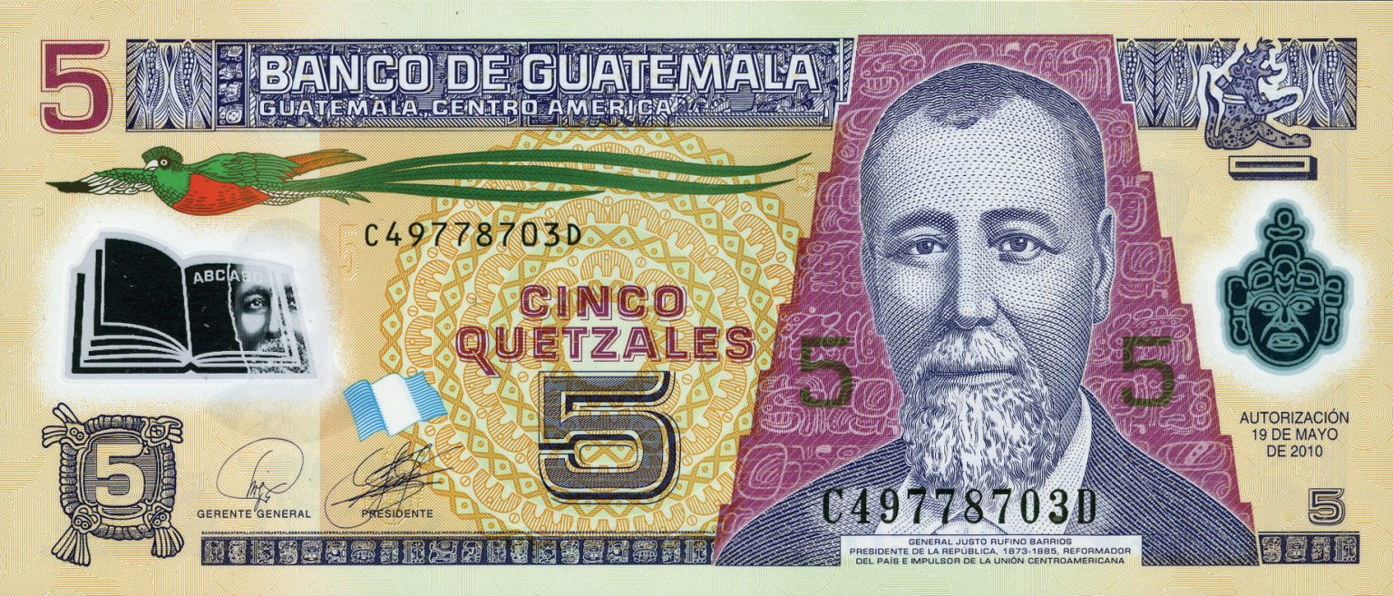Guatemala new 5-quetzal polymer note (B604a) confirmed – BanknoteNews
