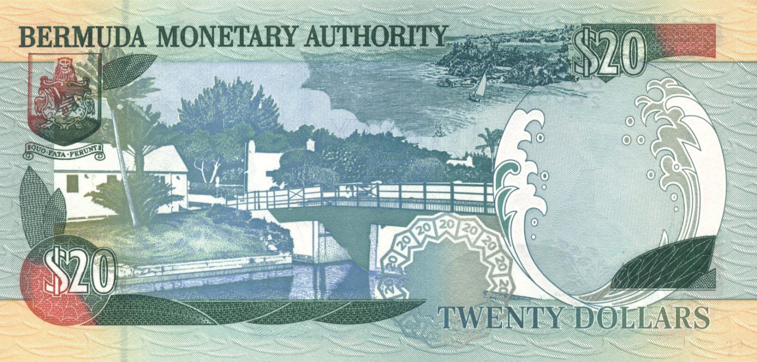Bermuda new date (07.05.2007) 20-dollar note (B226b) unconfirmed ...