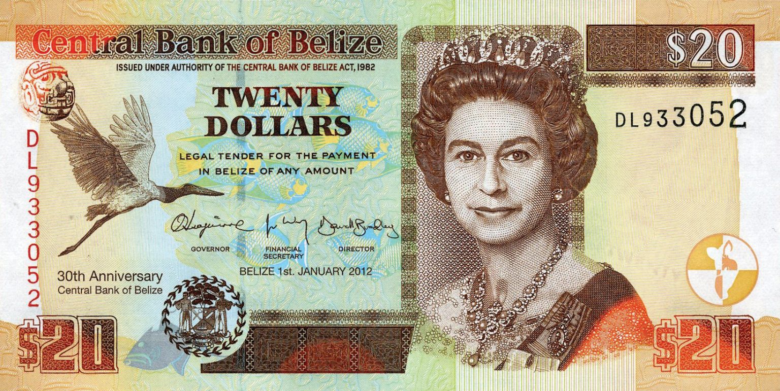 Belize new 20-dollar commemorative note (B330a) confirmed – BanknoteNews