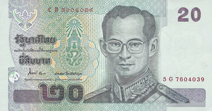 Thailand new signature 20-baht note (B171m) confirmed – BanknoteNews