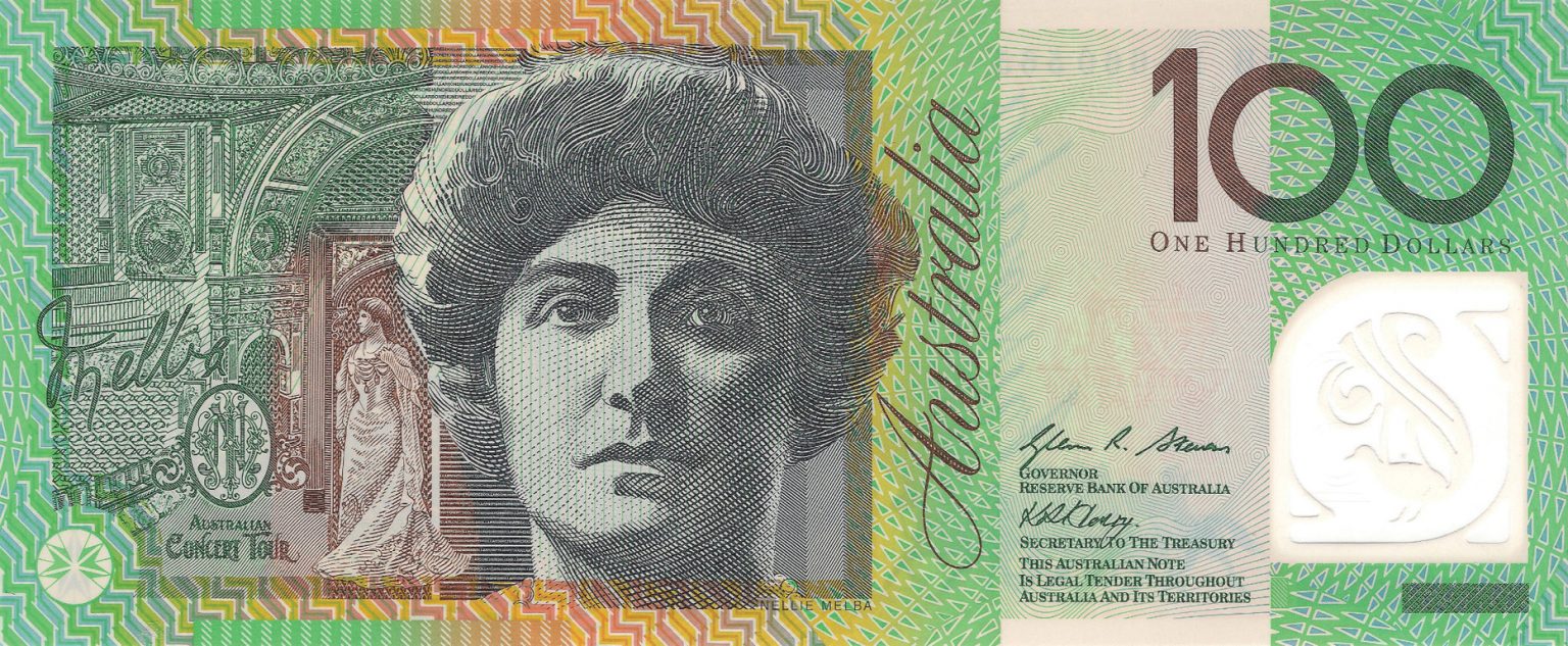 Australia new date (2011) 50- and 100-dollar notes (B228i and B229c ...