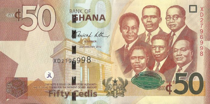 Ghana new 50-cedi note (B151a) confirmed – BanknoteNews