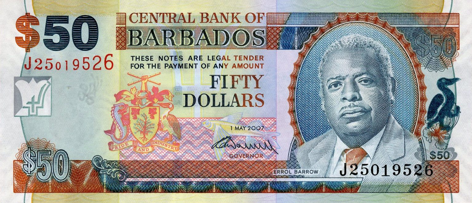 Barbados new signature 50-dollar note (B229b) confirmed – BanknoteNews
