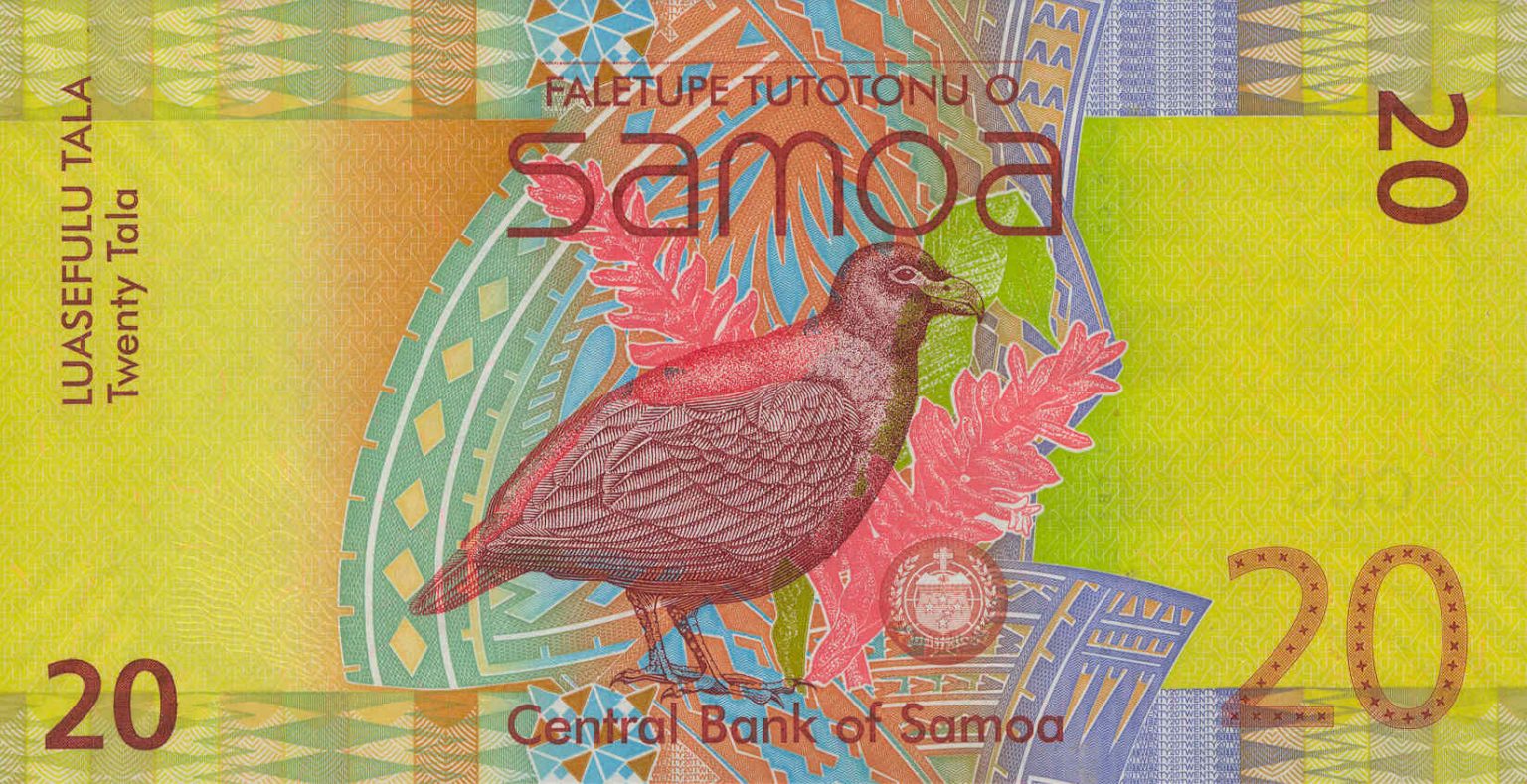 Samoa new signature 5- and 20-tala notes (B113b and B115b) confirmed ...