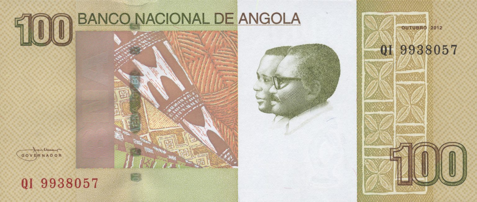 Angola new 50-, 100-, 200-, and 500-kwanza notes (B545a – B548a ...