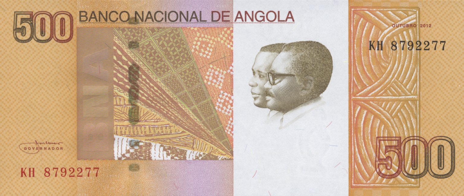 Angola new 50-, 100-, 200-, and 500-kwanza notes (B545a – B548a ...