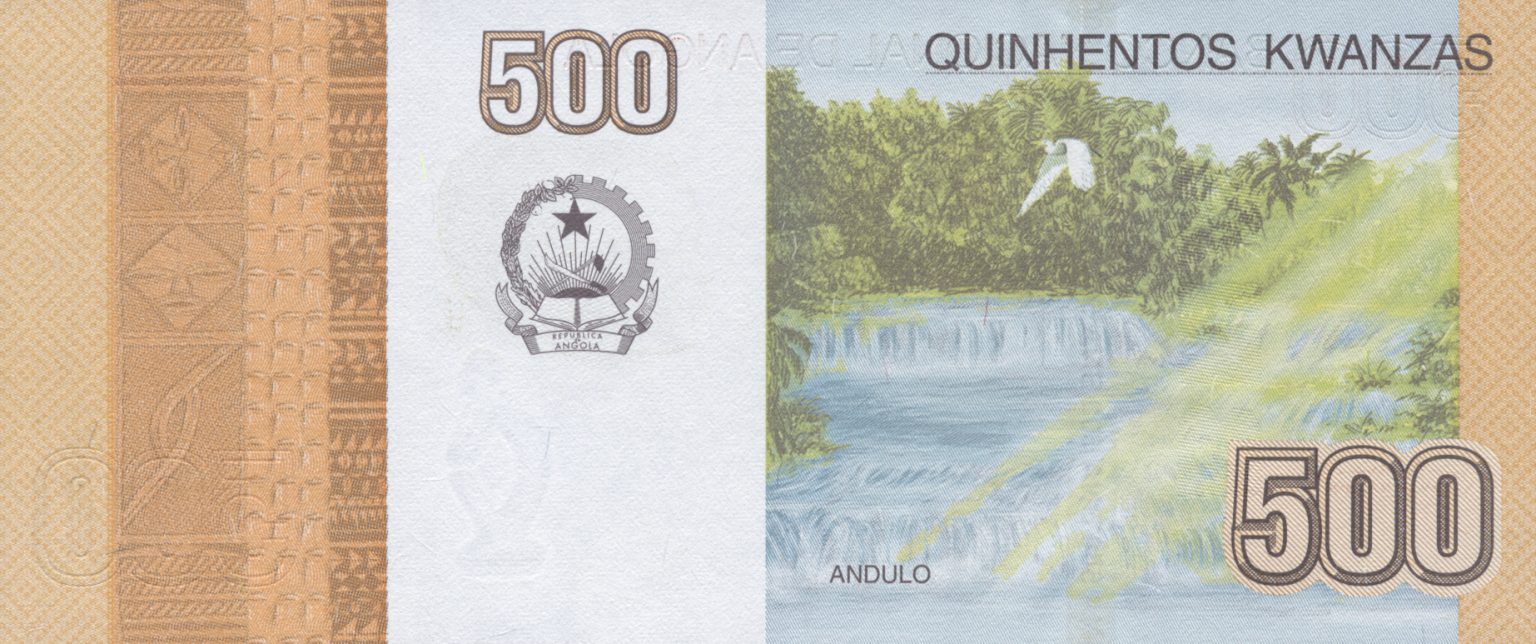 Angola new 50-, 100-, 200-, and 500-kwanza notes (B545a – B548a ...
