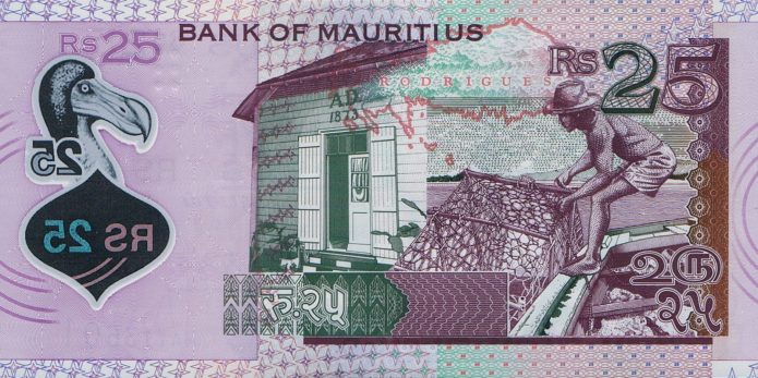Mauritius new 25- and 50-rupee polymer notes (B430a and B431a ...